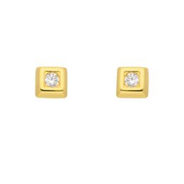Adelia&acute;s Paar Ohrstecker ADELIA&acute;S "333 Gold Ohrringe Ohrstecker mit Zirkonia", gold, Ohrringe, Damen, Gelbgold 333, Paar Ohrstecker