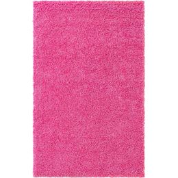 Hochflor-Teppich "Shaggy Shag, LAGERR&Auml;UMUNG", pink, B:152cm H:38mm L:244cm, Polypropylen (PP), MyFlair M&Ouml;BEL & ACCESSOIRES, Teppiche, Hochflor-Teppich, gewebt, Uni Farben, ideal im Wohnzimmer & Schlafzimmer