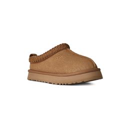 UGG Australia Clog UGG "Tazz Dazzle", M&auml;dchen, Gr. 4 (36), chestnut, Textil, Veloursleder, Glitzer, Schuhe Clog, Pantoffel, Homeslipper mit Plateausohle