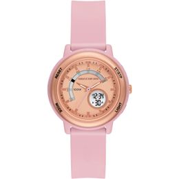 Chronograph Skechers "SALERNO", rosa, Armbanduhren, Damen, Chronograph, Quarzuhr, Armbanduhr, Damenuhr, Silikonarmband, analog, digital