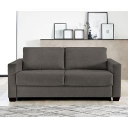 Schlafsofa Bali "Denver, Dauerschl&auml;fer", grau, beige, B:195cm H:20cm, 100% PE, Sofas, Schlafsofa, in 140er und 160er Breite, inkl. Ergoflex-Unterfederung