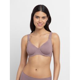 B&uuml;gel-BH Dorina "Lindsay", Damen, Gr. 85, Cup B, lila, Microtouch, Obermaterial: 84% Polyamid, 16% Elasthan, bequem, BHs B&uuml;gel-BH, nahtlos, weiche Cups, bequem