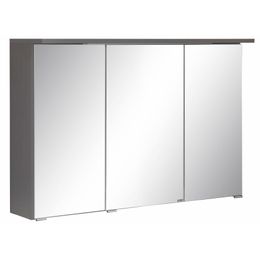 Spiegelschrank Welltime "Ravenna", grau (graphit), B:90cm H:68cm T:20cm, Holzwerkstoff, Schr&auml;nke, Spiegelschrank, Breite 90 cm