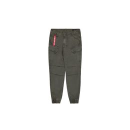 Cargohose Alpha Industries "Force One Pant", Damen, Gr. 30, Normalgr&ouml;&szlig;en, grauschwarz, Obermaterial: 100% Baumwolle, Hosen Cargohose