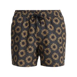 Boardshorts Quiksilver "Everyday Printed Volley 15", Herren, Gr. XS, schwarz ocean mayhem, Obermaterial: 100% Microfaser;, Hosen Boardshorts