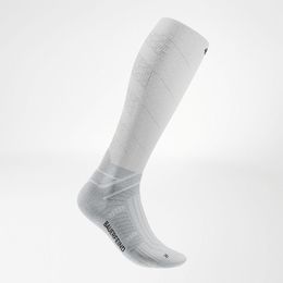Sportsocken Bauerfeind "RUN PERFORMANCE COMPRESSION SOCKS", Damen, Gr. 39-42, wei&szlig;, s, Obermaterial: 77% Polyamid, 18% Polypropylen, 5% Elasthan, Socken Sportsocken, Laufsocken mit Kompression