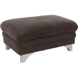 Hocker COTTA "Enterprise", braun (espresso), B:98cm H:44cm T:67cm, Struktur (100% Polyester );Chenille (90% Polyester; 10% Polyamid ), Hocker, Hocker
