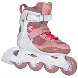 Inlineskates Powerslide "Rocket Pale Mauve adj." Gr. 33, wei&szlig;, Inlineskates_Rollschuhe, Kinder, 33/36 (bis 80 kg), Kunststoff, Inlineskates
