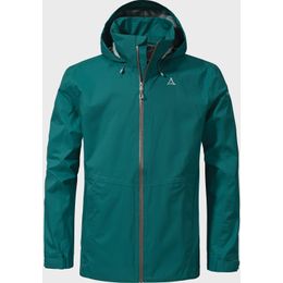 Sch&ouml;ffel Outdoorjacke SCH&Ouml;FFEL "2.5L Jacket Aiplspitz M", Herren, Gr. 46, gr&uuml;n (6895, gr&uuml;n), Oberstoff : 100% Polyester, regular fit, hoch geschlossener Ausschnitt, Jacken Outdoorjacke