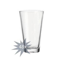 Glas Leonardo "Trinkgl&auml;ser Ciao 300 ml 48er Set transparent", bunt (transparent), Glas, Trinkgef&auml;&szlig;e, Glas