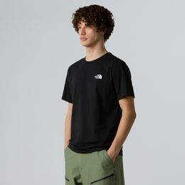 T-Shirt The North Face, Herren, Gr. L, tnf schwarz, Obermaterial: 100% Baumwolle, Shirts T-Shirt, sportlicher Stil, kurze &Auml;rmel, aus Baumwolle, ultraweiches Material