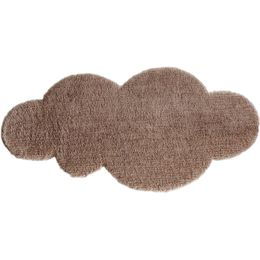 Teppich HEINE HOME Gr. 2, grau (taupe), B:65cm H:25mm L:200cm, Kunstfaser, Polyester, Teppiche, Teppich