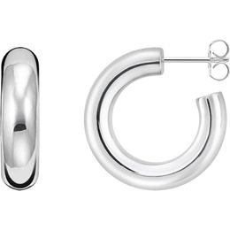 Paar Creolen Thomas Sabo "Chunky klein", silber (silberfarben), Ohrringe, Damen, 23,2mm, Silber 925 (recycelt), Paar Creolen