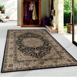 Teppich Ayyildiz Teppiche "KASHMIR 2608", schwarz, B:200cm H:10mm L:290cm, Polypropylen (PP), Teppiche, Teppich, Orient Optik, pflegeleicht, robuster Kurzflor, Wohnzimmer
