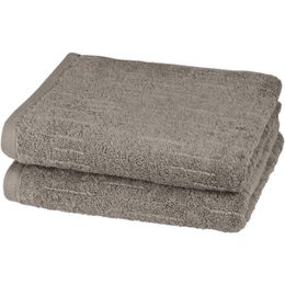 Handtuch Ross "Premium", grau (flanell), B:50cm L:100cm, Frottier, Obermaterial: 100% Baumwolle, Handt&uuml;cher, Handtuch, 100% Baumwolle
