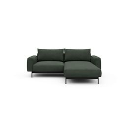 Ecksofa TENKSOM "Arthon, Polsterecke, Couch, L-Form, Armlehne, hoher Sitzkomfort", gr&uuml;n, B:215cm H:68cm T:185cm, Sofas, Ecksofa, Bez&uuml;ge wechselbar, Recamiere links und rechts montierbar