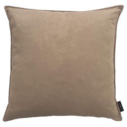Kissenh&uuml;lle Apelt "Magnus", beige (taupe), B:46cm L:46cm, Polyester, Obermaterial: 100% Polyester, Kissenbez&uuml;ge, Kissenh&uuml;lle