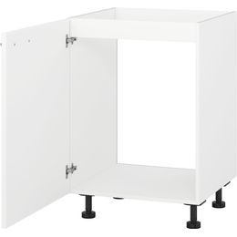 Sp&uuml;lenschrank KOCHSTATION "KS-Scafa", wei&szlig; (wei&szlig;, zement hell), B:50cm H:75cm T:56cm, Schr&auml;nke, Sp&uuml;lenschrank, in verschiedenen Breiten, wahlweise T&uuml;ranschlag rechts oder links