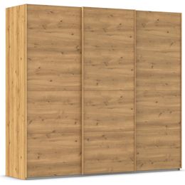 Schwebet&uuml;renschrank Rauch "Kleiderschrank Schrank Garderobe Schlafzimmerschrank EVELYN", braun (asteiche), B:242cm H:223cm T:68cm, Holzwerkstoff, Schr&auml;nke, Schwebet&uuml;renschrank, in elegantem Stil, in 5 Breiten, Griffe in Korpusfarbe MADE IN GERMANY