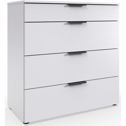 Schubkastenkommode wimex "Level by fresh to go", wei&szlig;, B:81cm H:84cm T:41cm, Holzwerkstoff, Sideboards, Schubkastenkommode, 4 Schubladen mit soft-close Funktion, 81cm breit, 84cm hoch