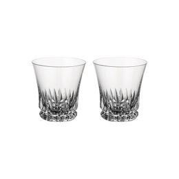 Villeroy & Boch Glas VILLEROY & BOCH "Wassergl&auml;ser Grand Royal 200 ml 2er Set transparent", bunt (transparent), Glas, Trinkgef&auml;&szlig;e, Glas
