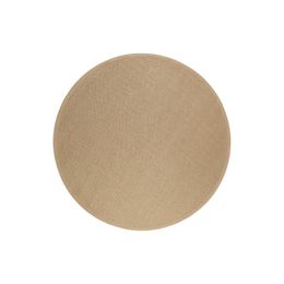 Teppich Wecon Home "Hugo two", natur braun, B:120cm H:8mm L:120cm, Jute, Teppiche, Teppich, Naturfaser, Jute, Sisal-Optik, modern, pflegeleicht, Wohnzimmer, Raute