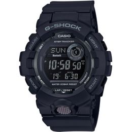 Smartwatch Casio G-SHOCK "GBD-800-1BER", schwarz (schwarz, schwarz, schwarz), Smartwatches, Herren, Smartwatch, Quarzuhr,Armbanduhr Herrenuhr,Schrittz&auml;hler,bis 20 bar wasserd.digital