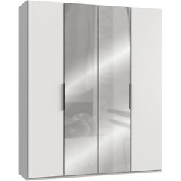 Kleiderschrank wimex "Level by fresh to go", wei&szlig;, B:200cm H:236cm T:58cm, Schr&auml;nke, Kleiderschrank, mit Spiegelt&uuml;ren