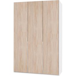 Kleiderschrank wimex "New York", wei&szlig; (wei&szlig;, front struktureichefarben hell), B:180cm H:208cm T:58cm, Schr&auml;nke, Kleiderschrank, in vielen Breiten, 208 oder 236cm hoch