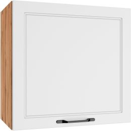 H&auml;ngeschrank KOCHSTATION "KS-Lana", wei&szlig; (matt wei&szlig;, wotaneiche), B:60cm H:57cm T:34cm, Holzwerkstoff, MDF, Schr&auml;nke, H&auml;ngeschrank, Breite 60 cm