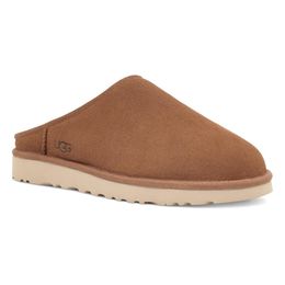 UGG Australia Pantoffel UGG "Classic Slip-On", Herren, Gr. 12 (45), braun (chestnut), Veloursleder, Schuhe Pantoffel, Clog, Mule, Pantoffel mit Warmfutter