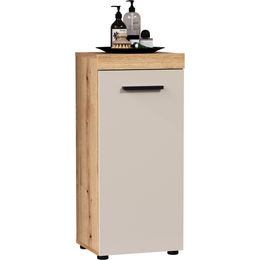 Badkommode Welltime "Isera", kaschmir, evoke eiche, B:36cm H:81cm T:31cm, Holzwerkstoff, Sideboards, Badkommode, Unterschrank mit 1 T&uuml;r und 1 Einlegeboden &ndash; (B/T/H) 36/31/81 cm