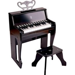 Spielzeug-Musikinstrument HAPE "Leuchttasten-Piano mit Hocker", schwarz, Spielzeug-Musikinstrumente, KinderB:38cm H:50cm T:23cm, Spielzeug-Musikinstrument, B:38cm H:50cm T:23cm