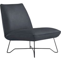 Sessel Egoitaliano "Lia Loungesessel, elegant und stylisch, toller Sitzkomfort", grau (charcoal), B:62cm H:73cm T:79cm, Sessel, Sessel, extravaganter Designsessel, Solit&auml;rsessel