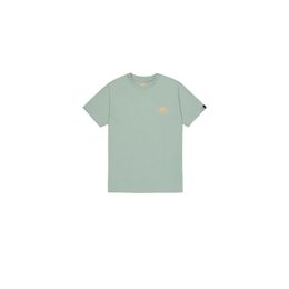 T-Shirt Alpha Industries "Basic T-Shirt SL", Herren, Gr. L, frost gr&uuml;n, Obermaterial: 100% Baumwolle, Shirts T-Shirt