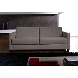 Schlafsofa Bali "Norwalk", grau (grau, beige), B:182cm H:83cm T:100cm, Sofas, Schlafsofa, in 140er und 160er Breite, 3 Varianten, auch mit Ergoflex-Lattenrost