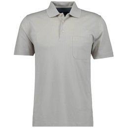 Poloshirt Ragman, Herren, Gr. 58, beige, Piqu&eacute;, 50% Baumwolle 50% Polyester, regular fit, ohne Ausschnitt, Shirts Poloshirt