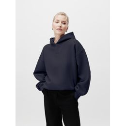 Kapuzensweatshirt LEGER "Abby, LeGer by Lena Gercke", Damen, Gr. 34, dunkelblau, Sweatware, Obermaterial: 65% Baumwolle, 35% Polyester, regular fit, Rippb&uuml;ndchen, Sweatshirts Kapuzensweatshirt