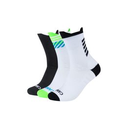 Socken Camano "function", Damen, Gr. 35-38, schwarz, wei&szlig;, Elasthan, Polyamid, Polyester, unifarben, Socken Socken, mit extra Fu&szlig;gew&ouml;lbeschutz