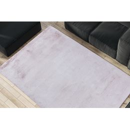 Teppich Kayoom "Raika 125", rosa (rosa, wei&szlig;), B:160cm H:38mm L:230cm, Polyester, Teppiche, Teppich, Weiche Haptik, passend f&uuml;r jeden Wohnraum, aktuelle Farben