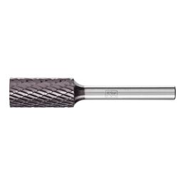 Pferd TOOLS Hartmetall Fr&auml;sstift Zylinder ZYA &Oslash; 12x25mm Schaft-&Oslash; 6mm Z3P universal mittel kreuzverzahnt HICOAT (21101924)