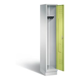 C+P Garderobenschrank Classic, H1800xB320xT500mm, Front Viridingr&uuml;n, Korpus Lichtgrau (8020-10) ; C + P M&ouml;belsysteme (8020-10|S10298)