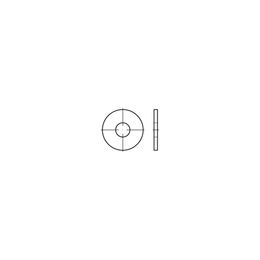Scheibe DIN 9021/ISO 7093 3,2x9x0,8mm Stahl blank ; Industrial Quality Supplies (090210000032000)