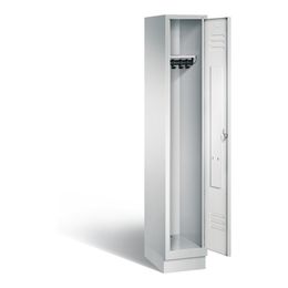 C+P Garderobenschrank Classic, H1800xB320xT500mm, Front Lichtgrau, Korpus Lichtgrau (8020-10) ; C + P M&ouml;belsysteme (8020-10|S10004)