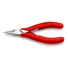 Knipex 35 21 115 Elektronik-Greifzange mit durchgestecktem Gelenk mit rutschhemmenden Kunststoff-H&uuml;llen 115 mm)