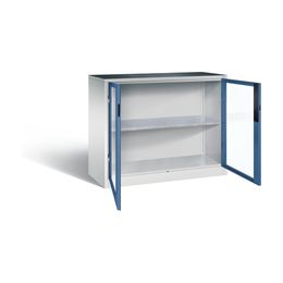 C+P Werkzeugschrank Acurado, H1000xB1200xT500mm, Front Fernblau, Korpus Lichtgrau (8831-055) ; C + P M&ouml;belsysteme (8831-055|S10230)