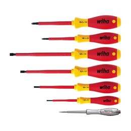 wiha Schraubendreher Set SoftFinish&reg; electric Schlitz, Phillips 7-tlg. (00834)