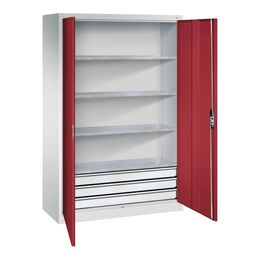C+P Werkzeugschrank mit Schubladen Acurado, 1950x1200x500mm, 7035/3003 ; C + P M&ouml;belsysteme (8931-503|S10635)