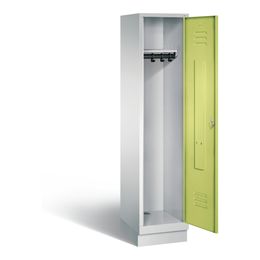 C+P Garderobenschrank Classic, H1800xB420xT500mm, Front Viridingr&uuml;n, Korpus Lichtgrau (8020-12) ; C + P M&ouml;belsysteme (8020-12|S10640)