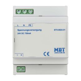 MDT technologies Spannungsversorgung 4TE REG,750mA,24VDC SELV STV-0024.01)